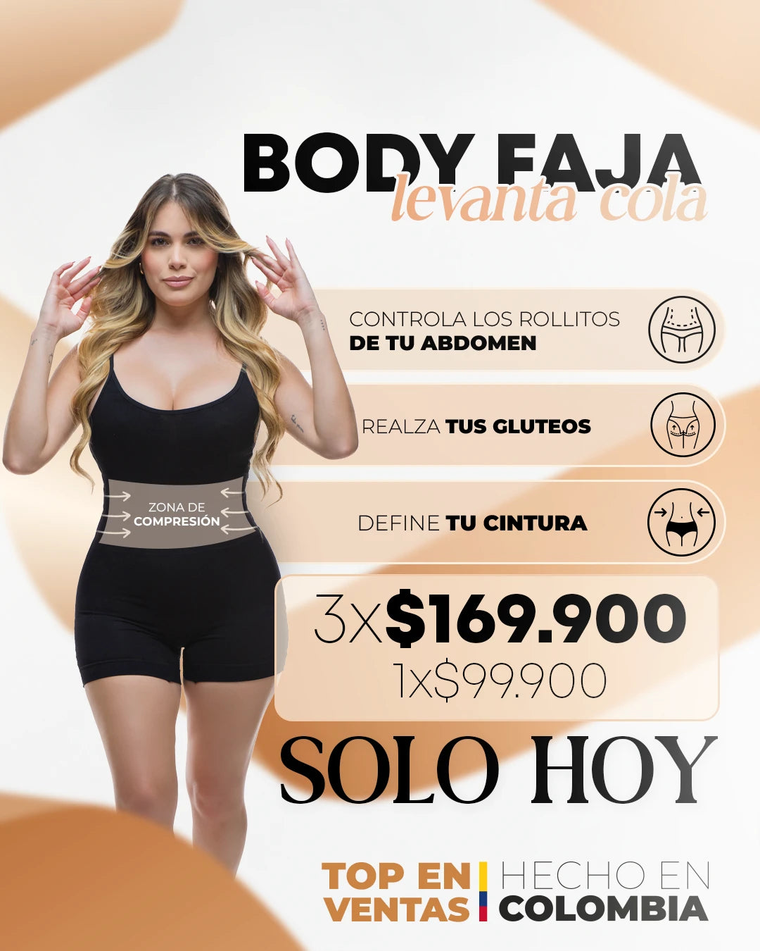 BodySlim Short® Premium Design – Fajas Colombia Model